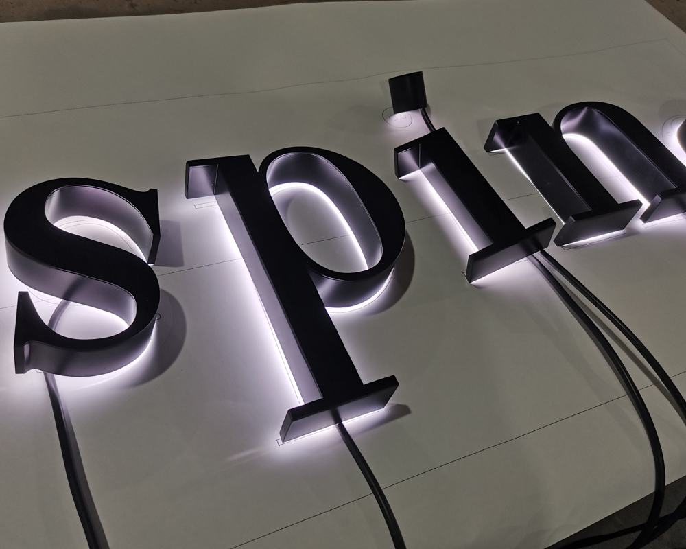 Reverse Lit Channel letters - FT Signage