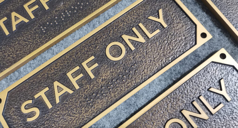 Relief plaques VS. Cast plaques VS. Etching plaques - FT Signage
