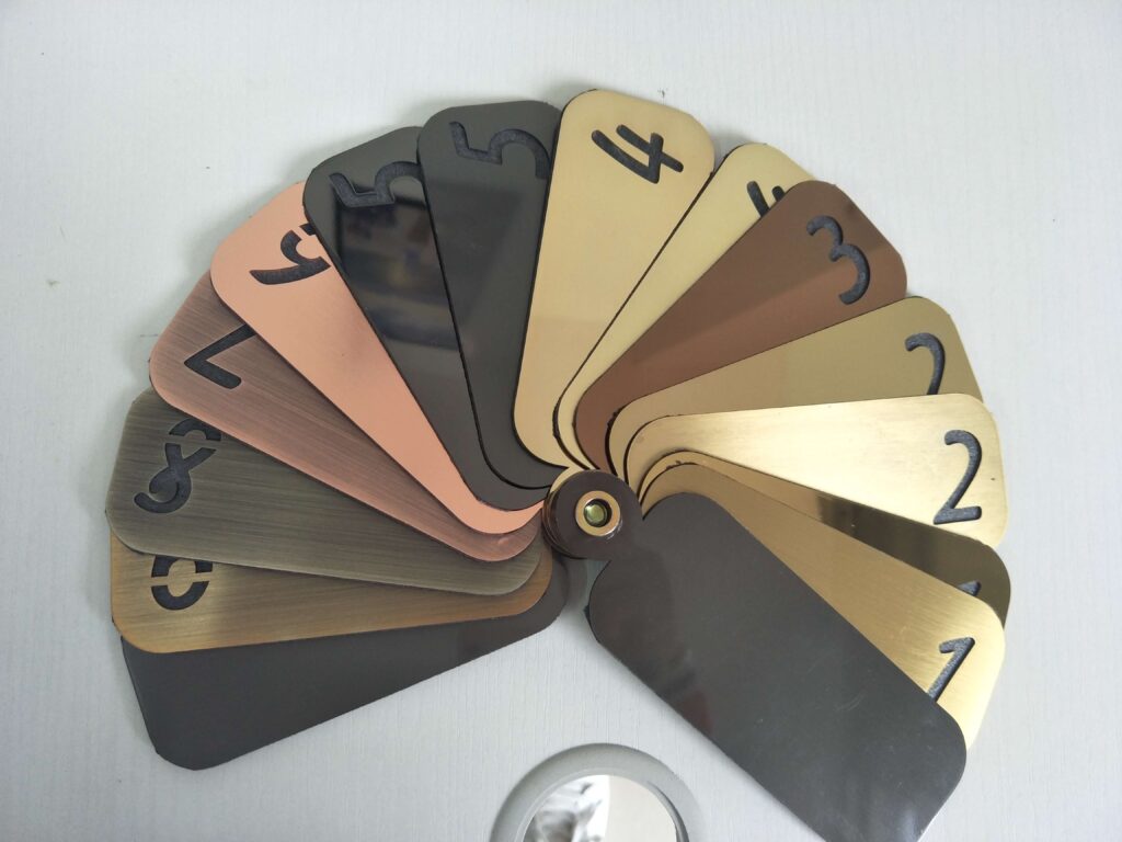 6 common surface finishing for metal signage - FT Signage