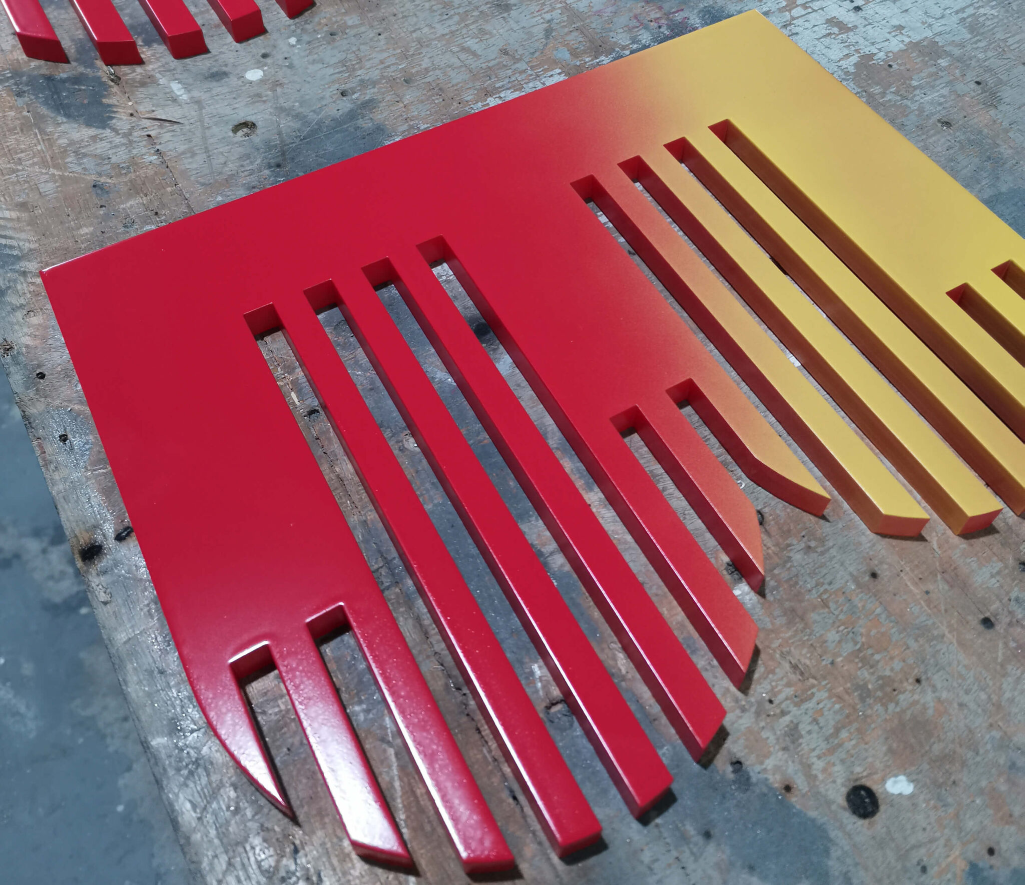 6 common surface finishing for metal signage - FT Signage