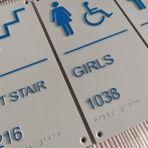3 Top concerns for Custom Acrylic ADA Braille Signs - FT Signage