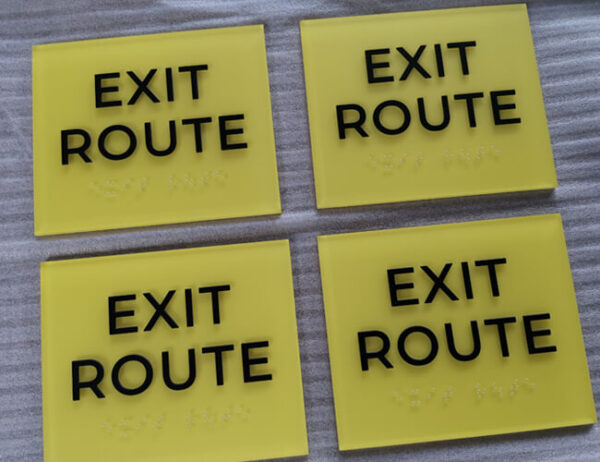 3 Top concerns for Custom Acrylic ADA Braille Signs - FT Signage
